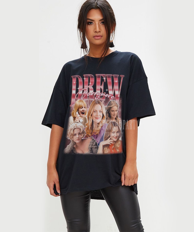 [BLACK] DREW BARRYMORE Shirt, Drew Barrymore Vintage T-Shirt, Drew ...