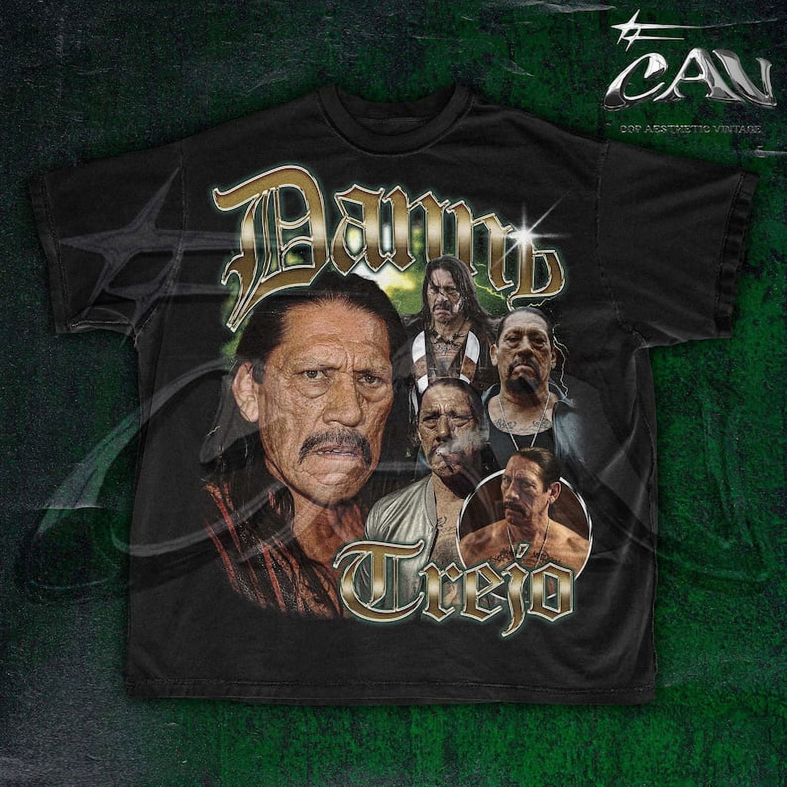 [BLACK] Danny Trejo Bootleg Vintage Style T-Shirt | Mexican-American ...