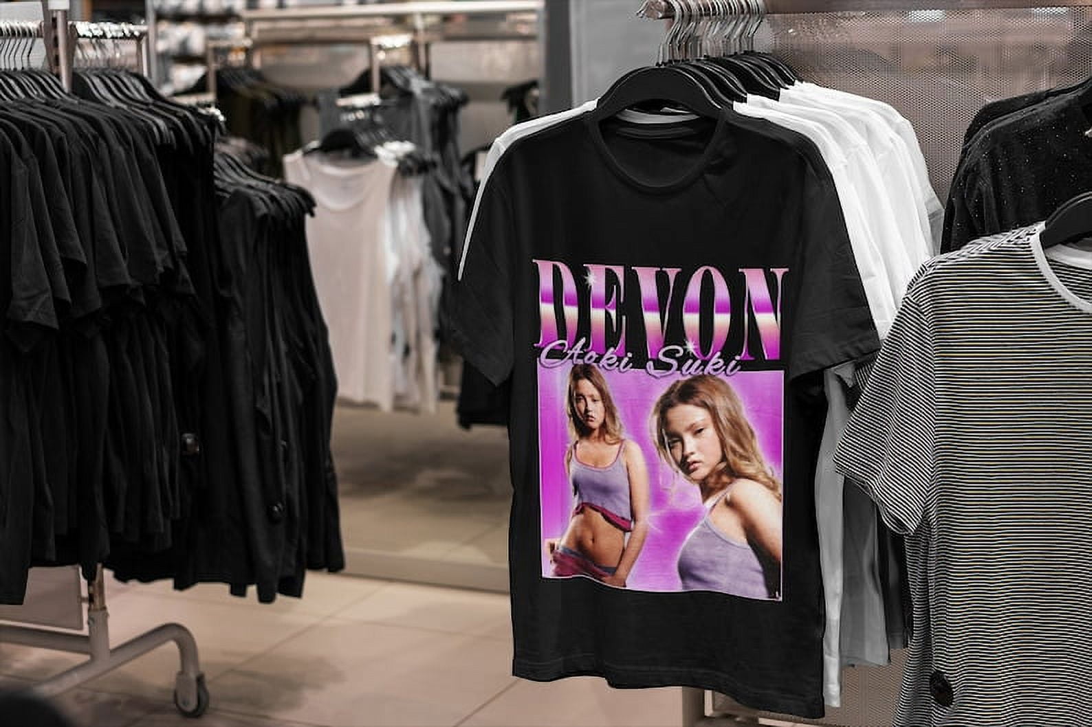 [BLACK] Devon Aoki Shirt - Walmart.com