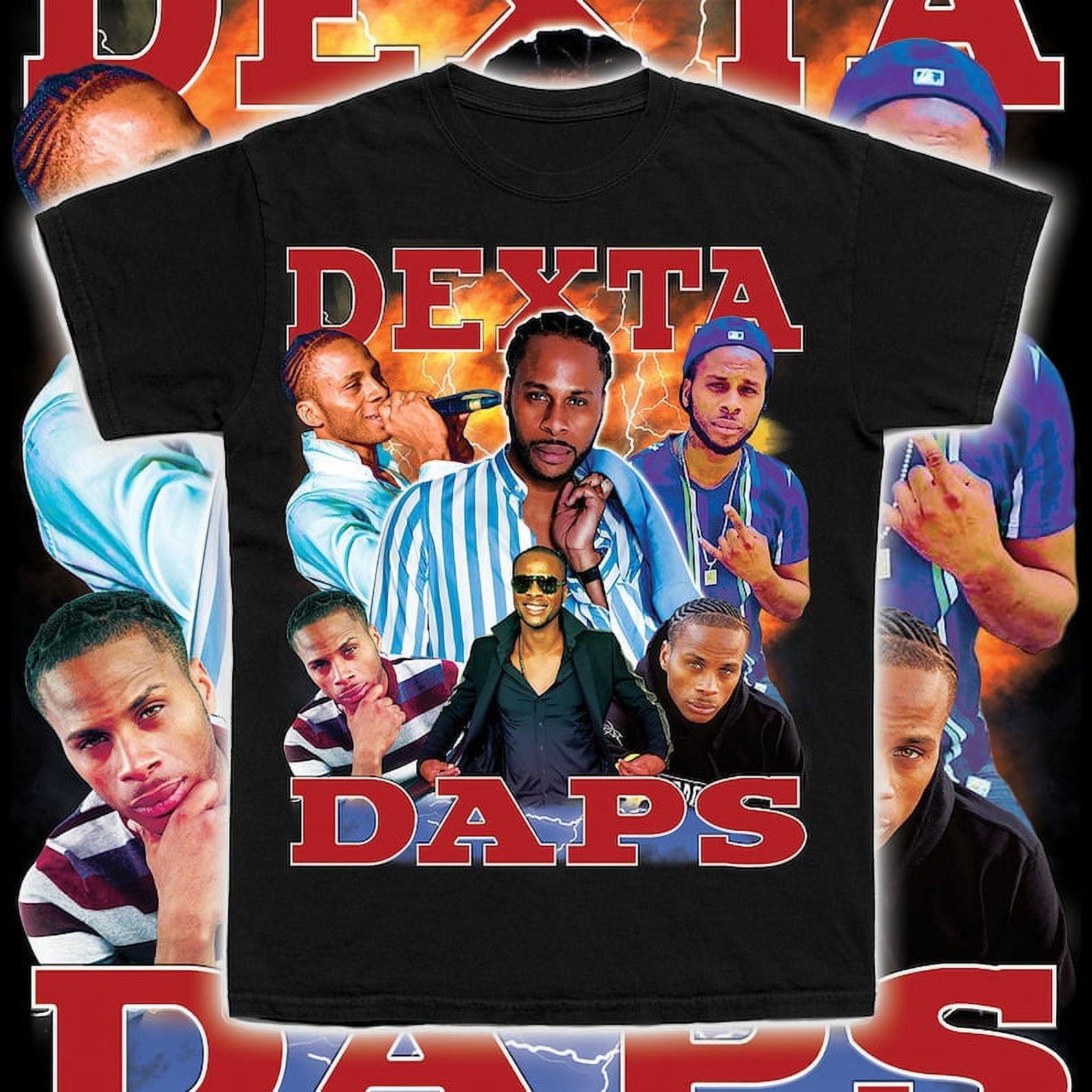 [BLACK] Dexta Daps Tshirt , ready to print, printable , hiphop artist ...