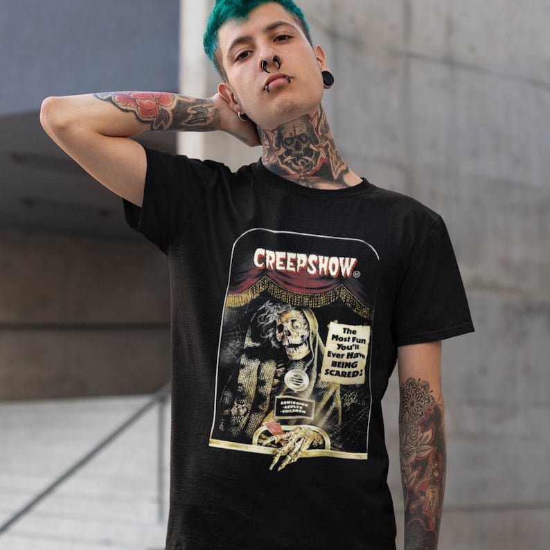 [BLACK] Dive into Horror Nostalgia with Our "Creepshow" Movie Poster T ...