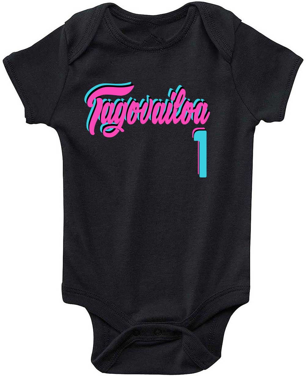 BLACK Dolphins Tua Tagovailoa Vice City Baby 1 Piece - Walmart.com