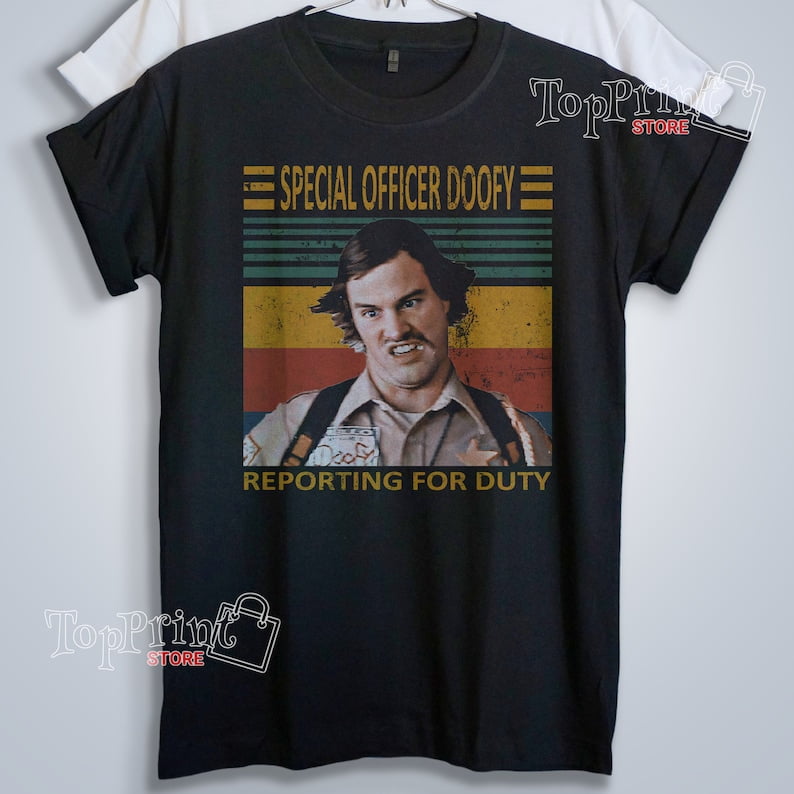 [BLACK] Doofy Gilmore Special Officer Doofy Reporting For Duty Vintage ...