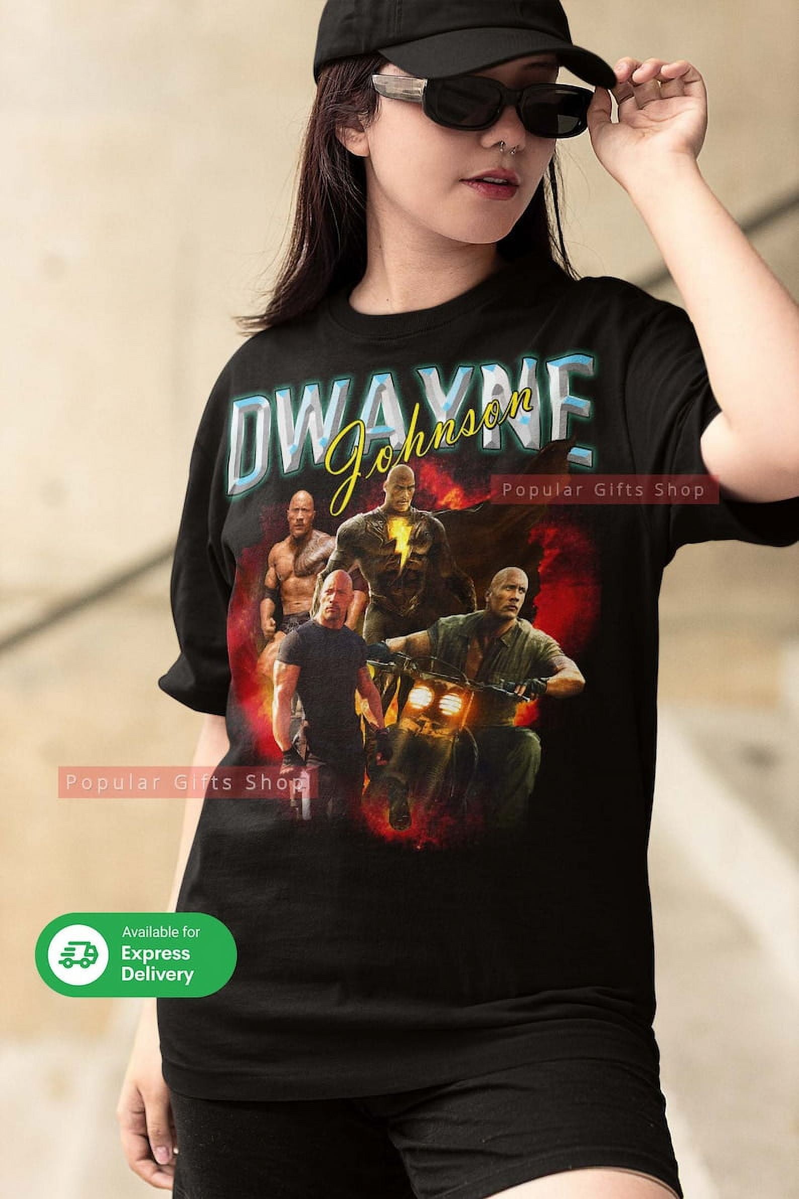 [BLACK] Dwayne Johnson Vintage Unisex Shirt, Vintage Dwayne Johnson ...