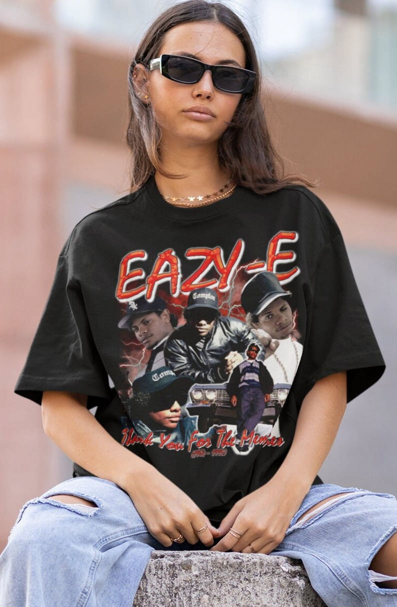 [BLACK] EAZY E | Eazy E Shirt Tshirt Tee - Walmart.com