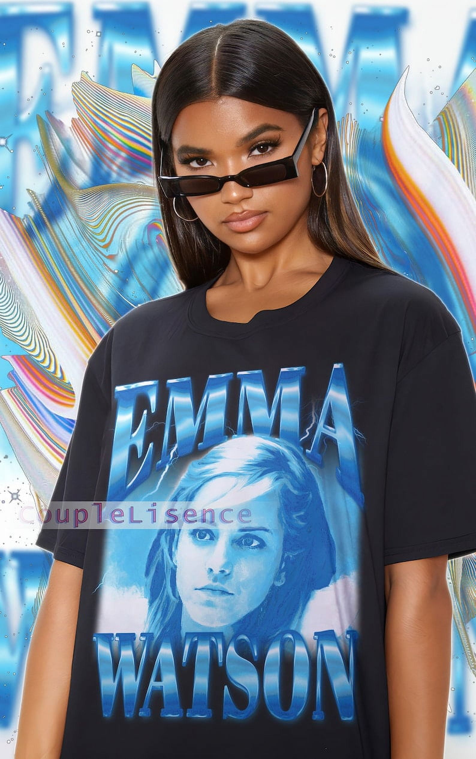 [BLACK] EMMA WATSON Vintage Shirt | Emma Watson Homage Tshirt | Emma ...