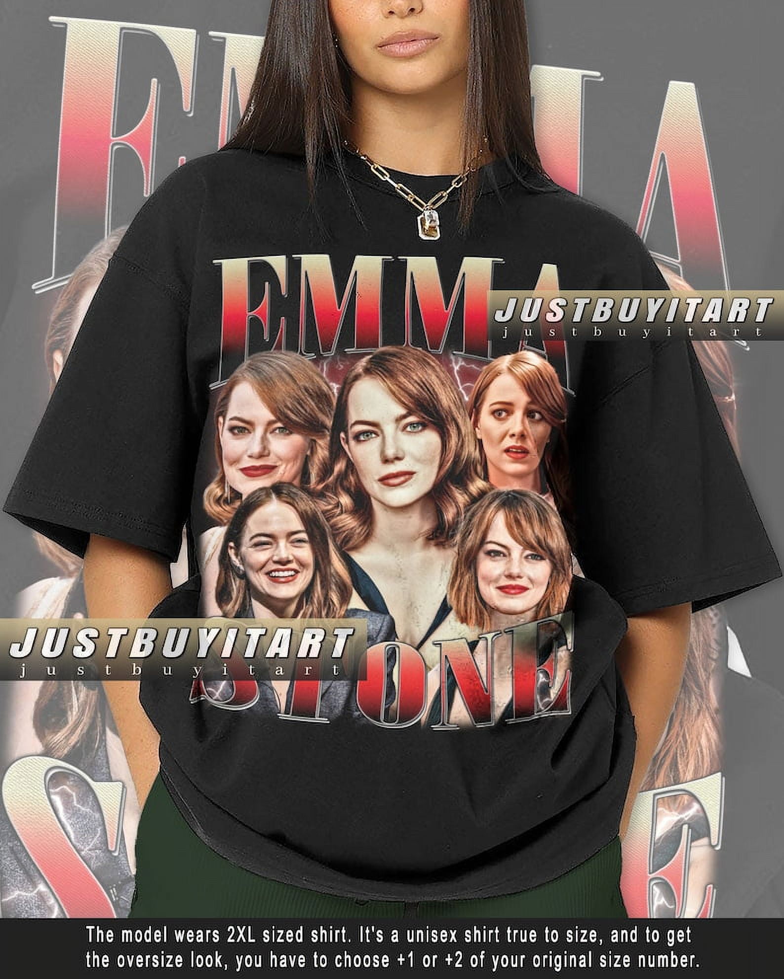 [BLACK] Emma Stone Shirt Gift Movie Emma Stone T-Shirt Bootleg Emma ...