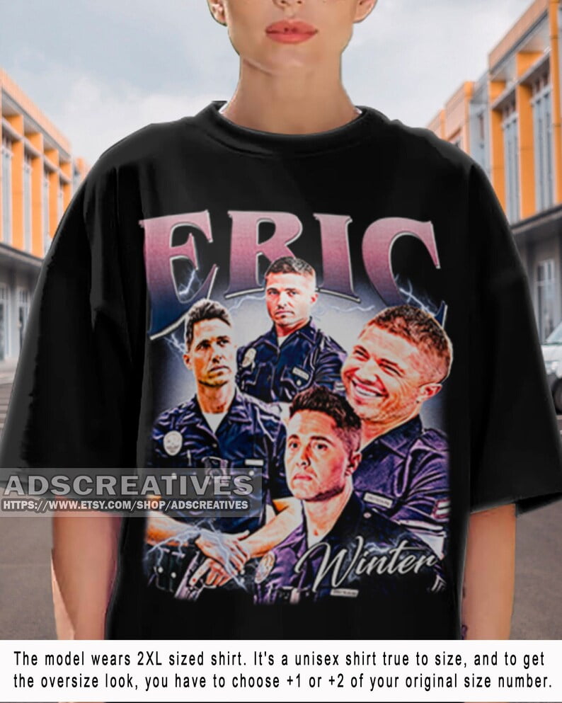[BLACK] Eric Winter Shirt Gift Vintage 90s Retro Bootleg T-shirt ...