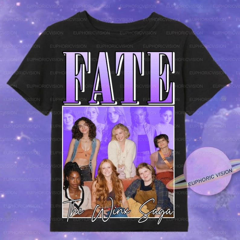 [BLACK] FATE The Winx Saga 90’s Vintage Tee - Walmart.com