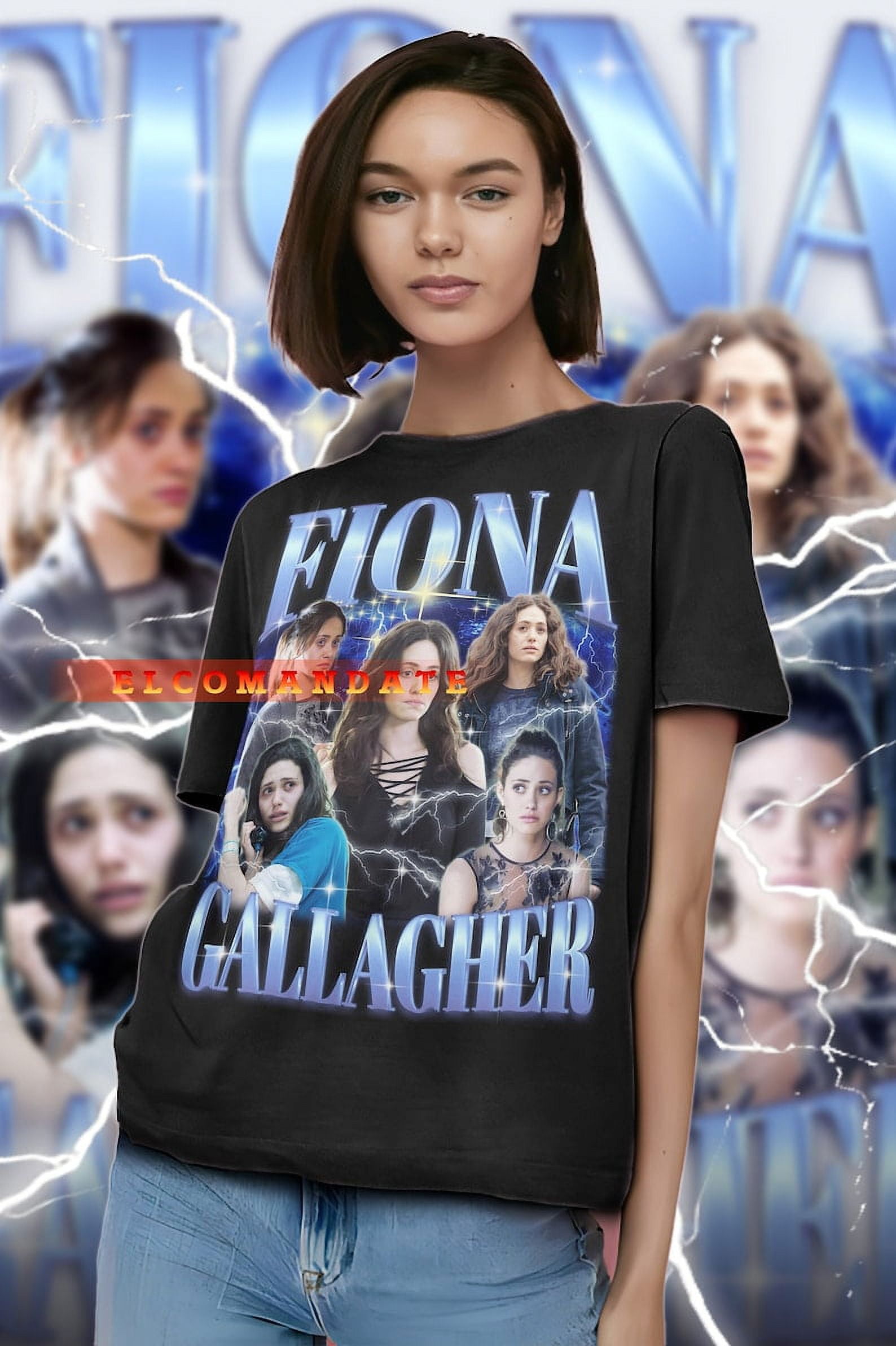 [BLACK] FIONA GALLAGHER Vintage Shirt - Walmart.com