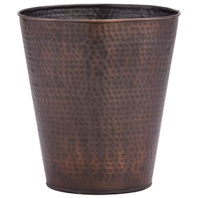 Copper Trash Can