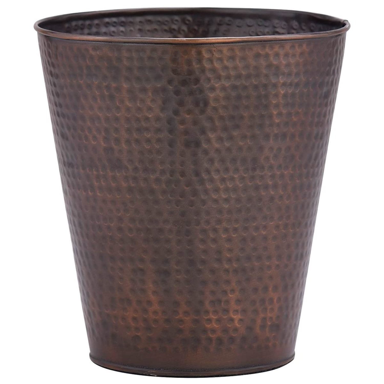 BLACK FOREST DECOR Ranch Copper Waste Basket - Walmart.com