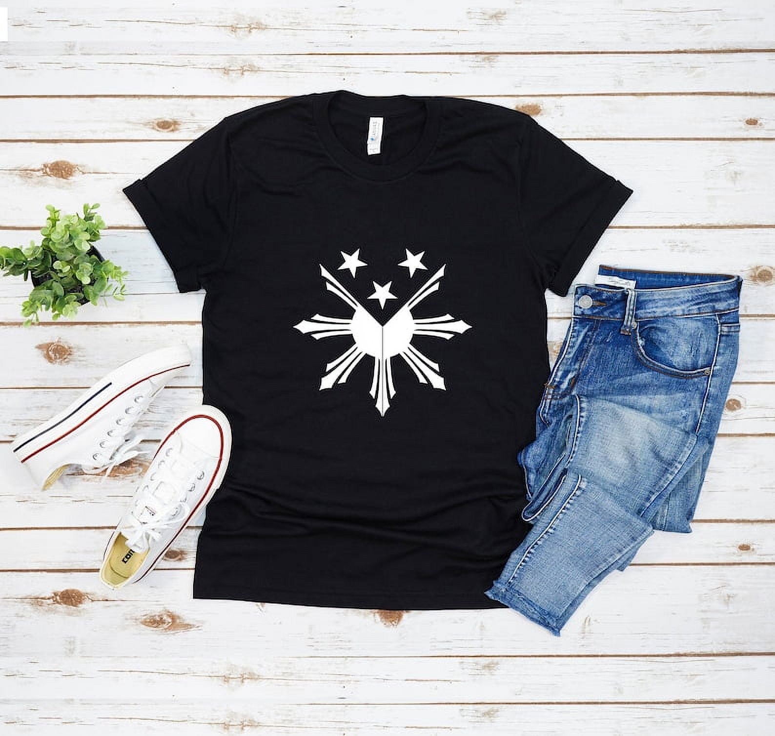 [BLACK] Filipino Shirt Symbol Sun Star Shirt, Funny Filipino Clothing ...