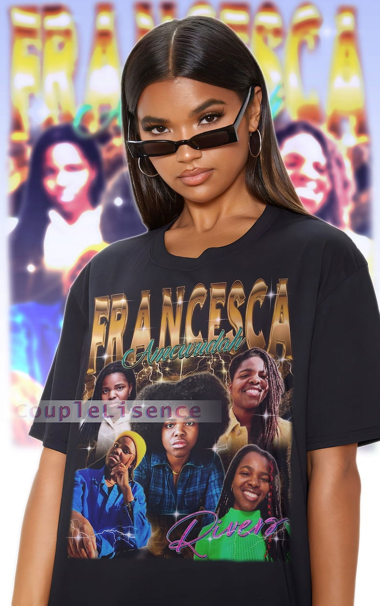 [BLACK] Francesca Amewudah Rivers Shirt, Francesca Amewudah Romeo ...