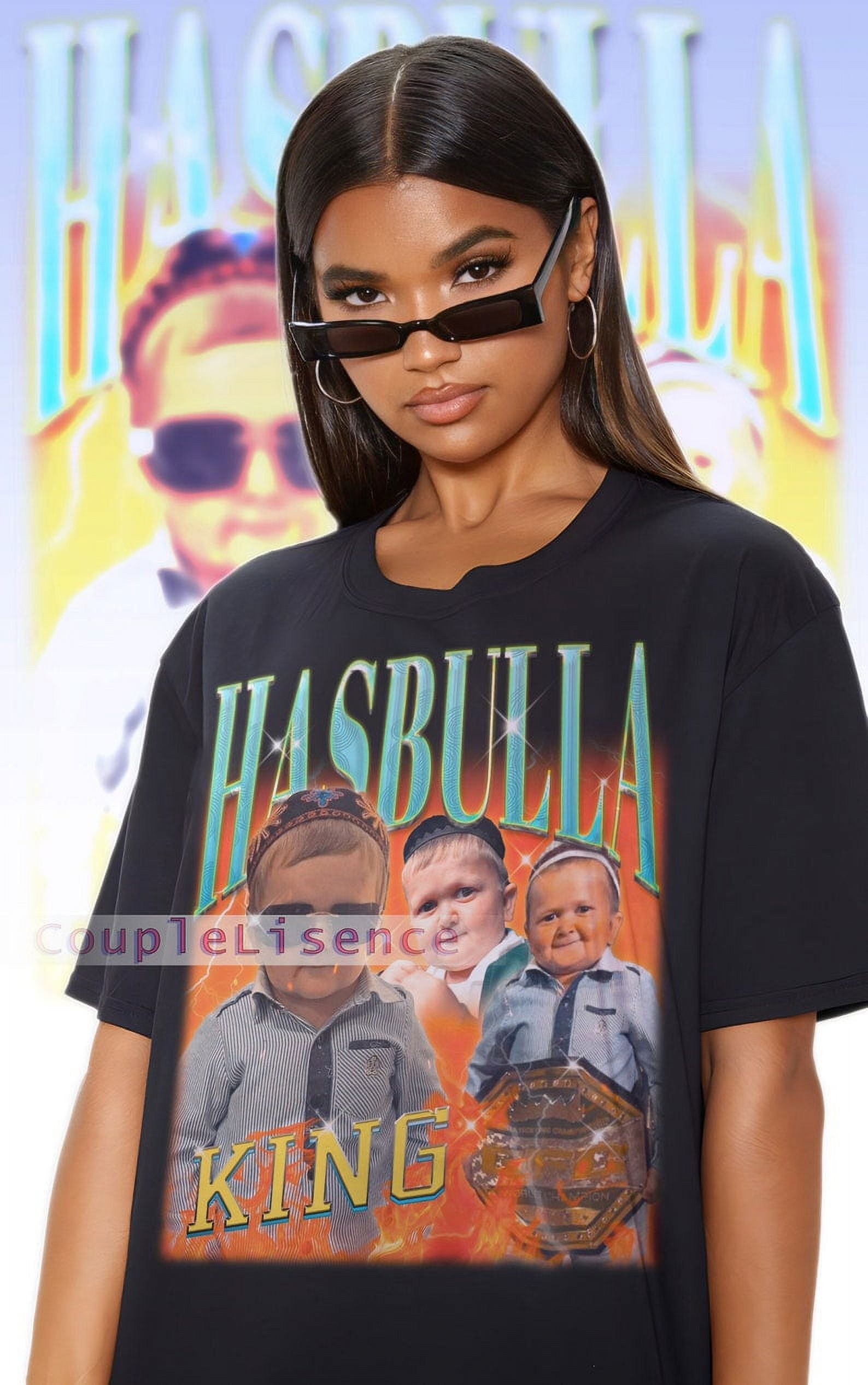 [BLACK] HASBULLA Vintage Shirt | Hasbulla Homage Fan Tees | Hasbulla ...