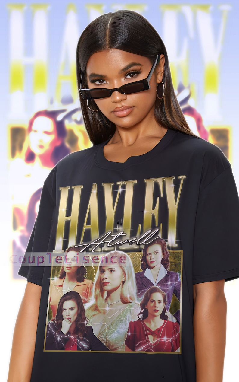 [BLACK] HAYLEY ATWELL Vintage Shirt | Hayley Atwell Homage Fan Tees | Hayley Atwell Homage ...
