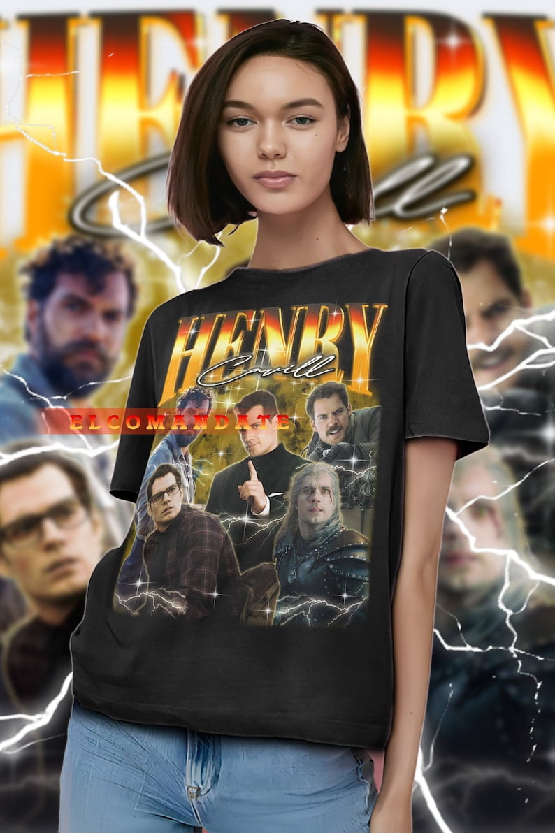 [BLACK] HENRY CAVILL Vintage Shirt - Walmart.com