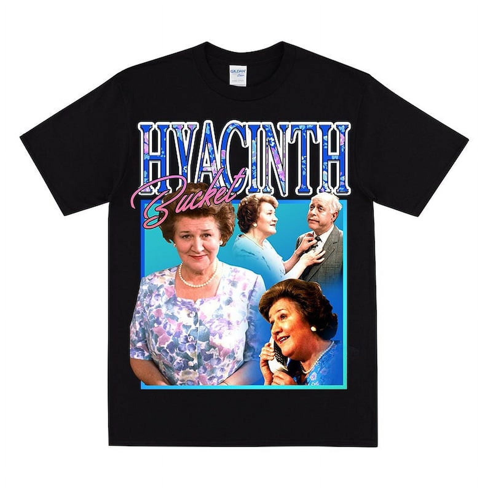 [BLACK] HYACINTH BUCKET Homage T-shirt - Walmart.com