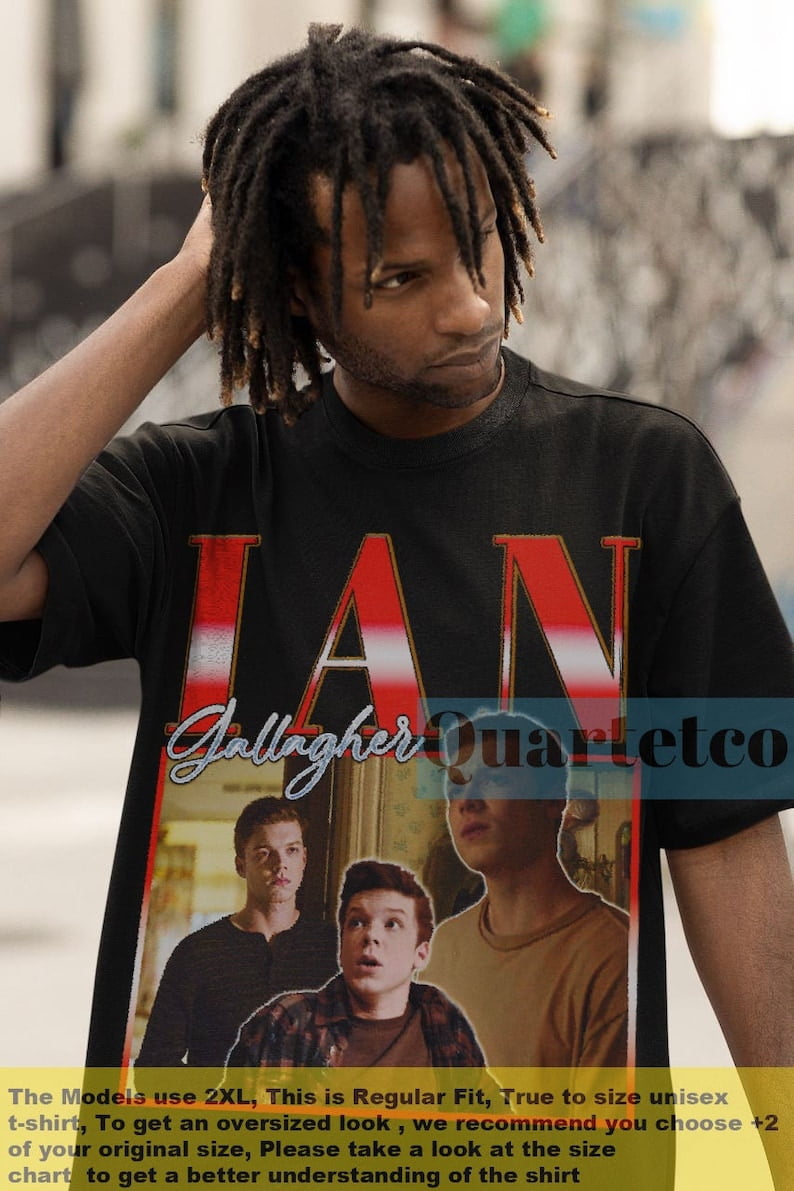 [BLACK] Ian Gallagher, Ian Gallagher Shirt, Ian Gallagher Vintage ...