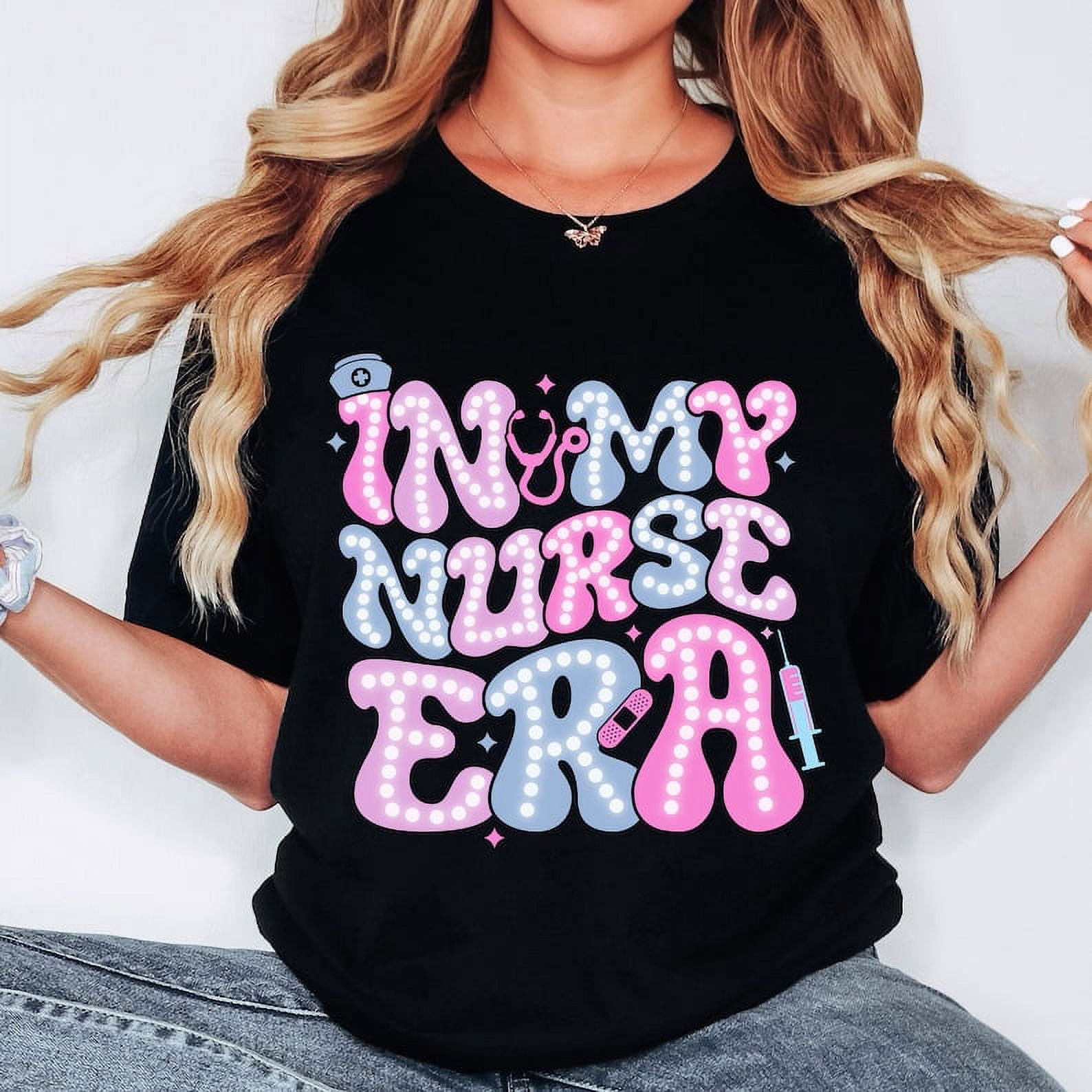 [BLACK] In My Nurse Era png, Nurse Life Png, Nurse stuff png, Nurse ...