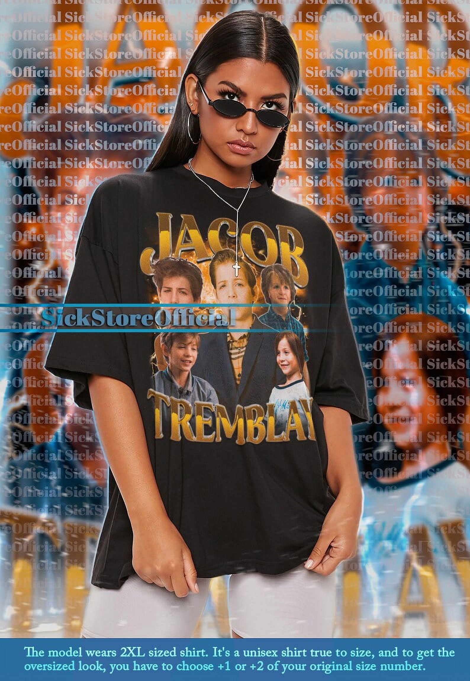 [BLACK] JACOB TREMBLAY Vintage Shirt, Jacob Tremblay Homage Tshirt ...