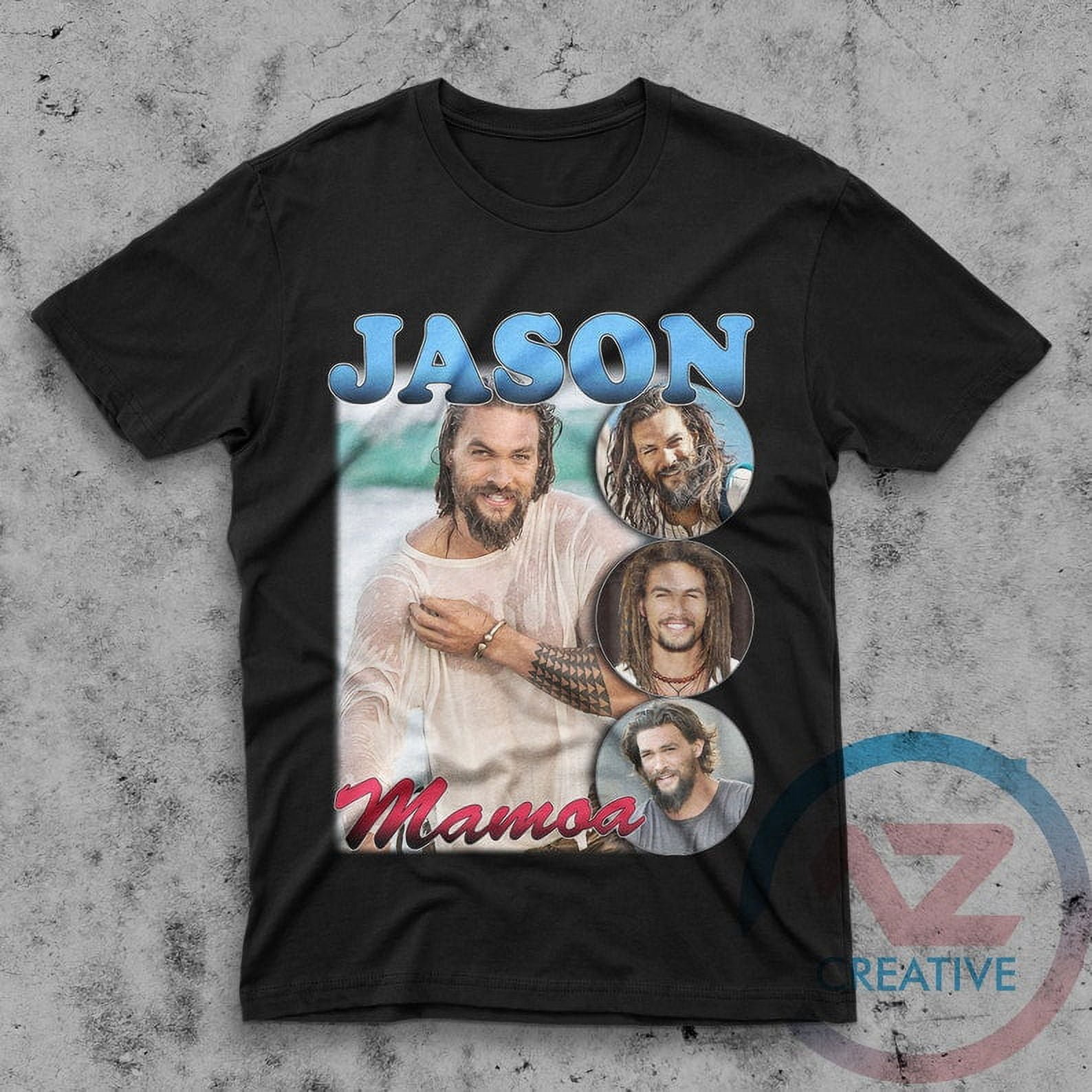 [BLACK] JASON MOMOA Shirt - Walmart.com