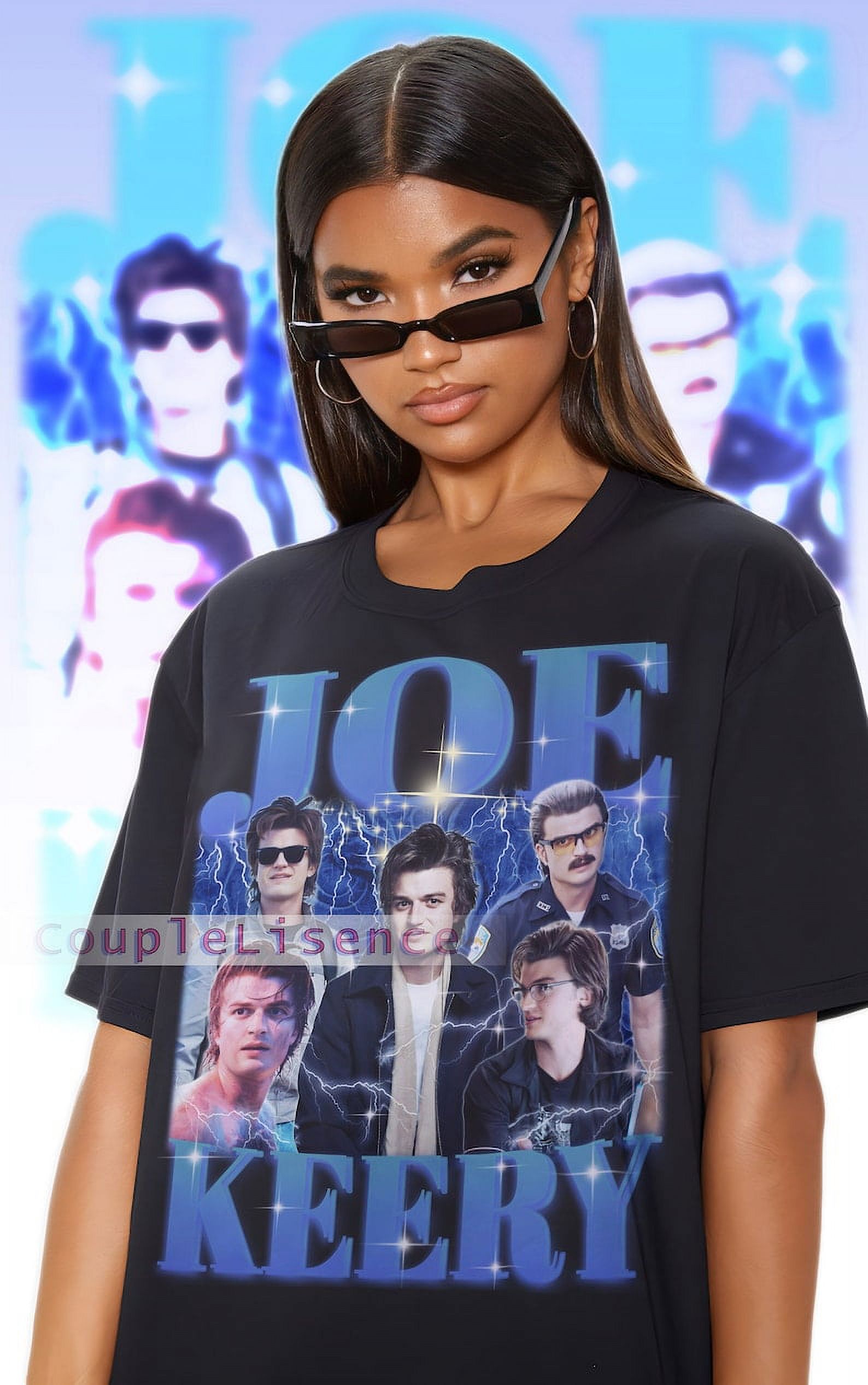 [BLACK] JOE KEERY Vintage Shirt | Joe Keery Homage Fan Tees | Joe Keery ...