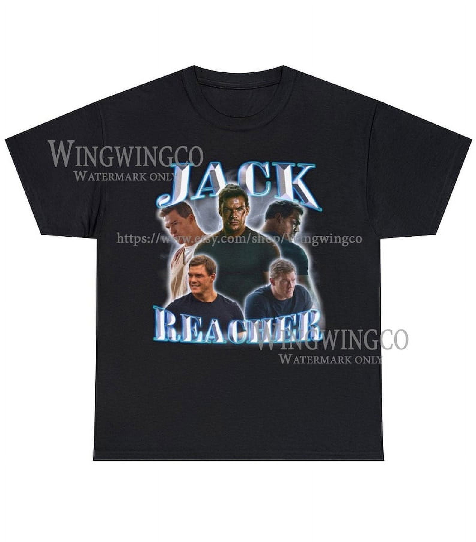 [BLACK] Jack Reacher Vintage Bootleg Tee - Walmart.com