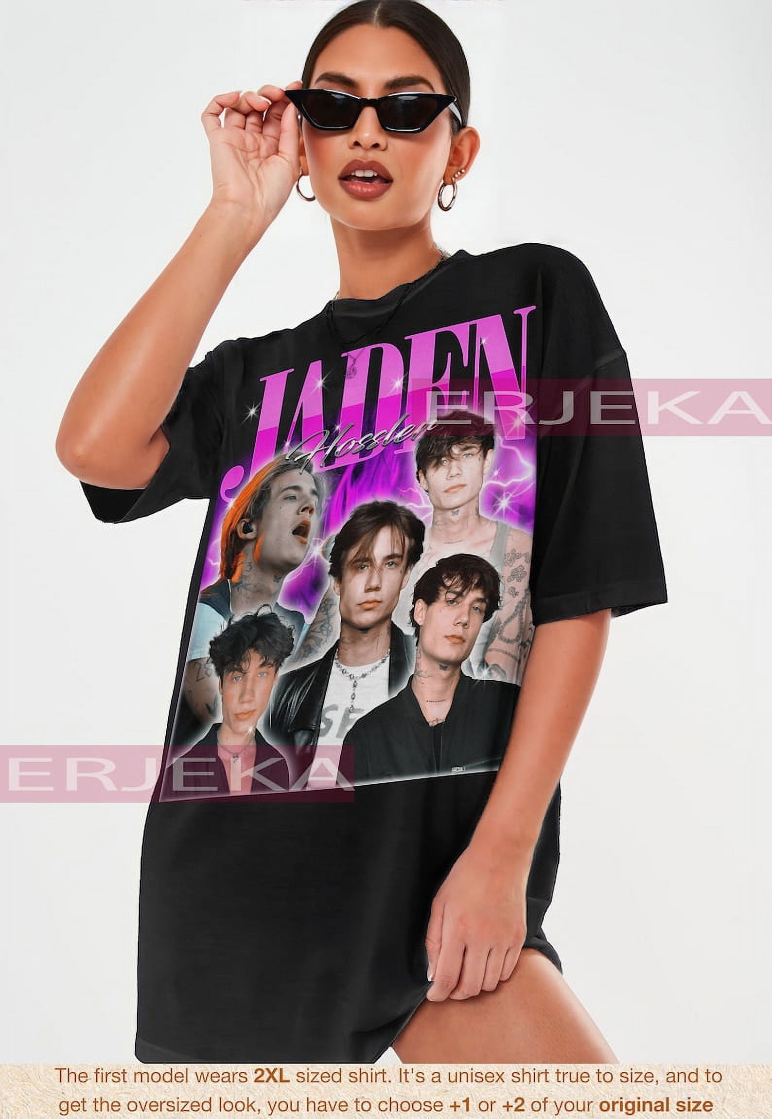 [BLACK] Jaden Hossler Retro Shirt, Jxdn Shirt, Jxdn Sweathsirt, Jxdn ...