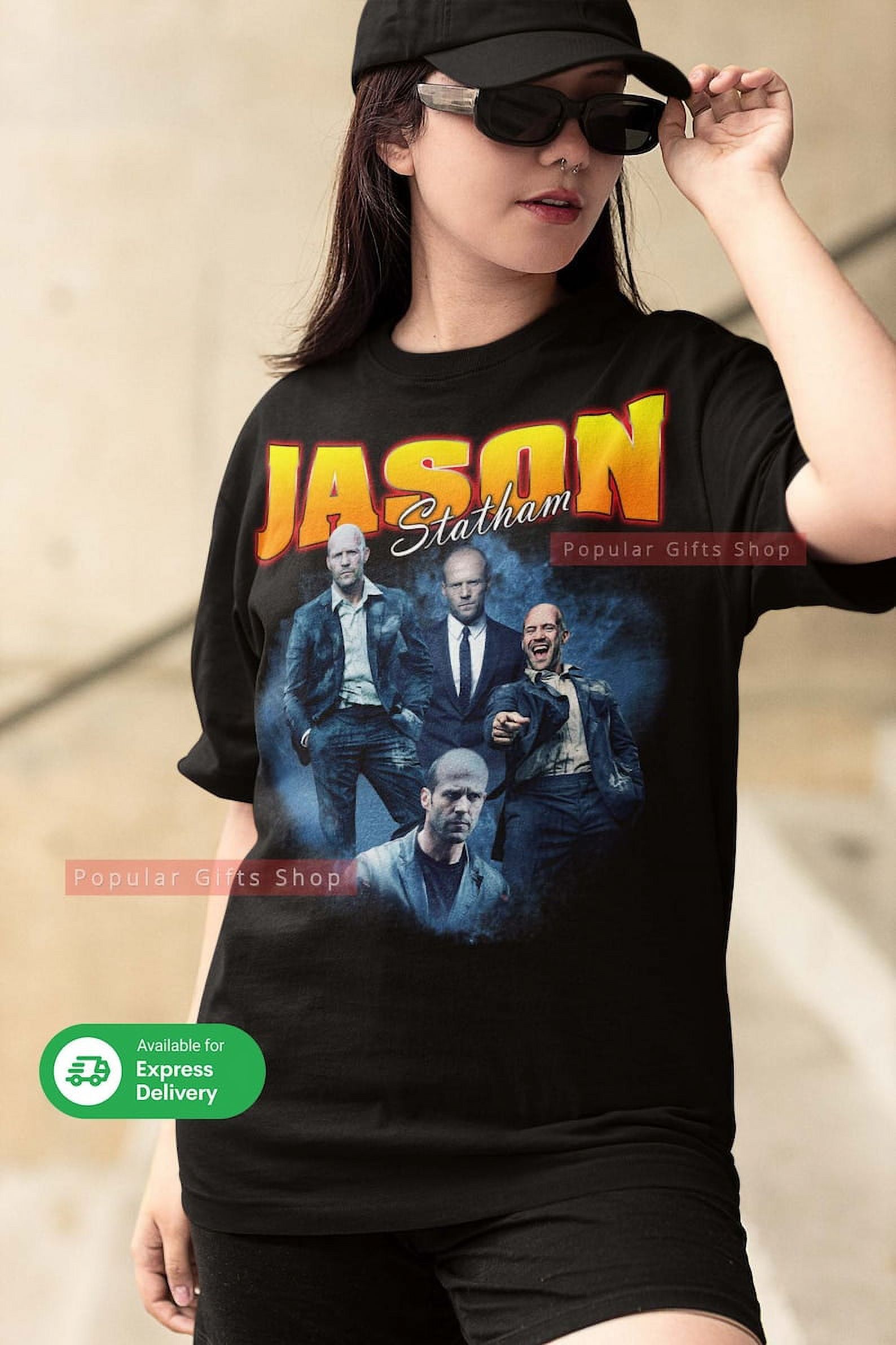 [BLACK] Jason Statham Vintage Unisex Shirt, Vintage Jason Statham ...