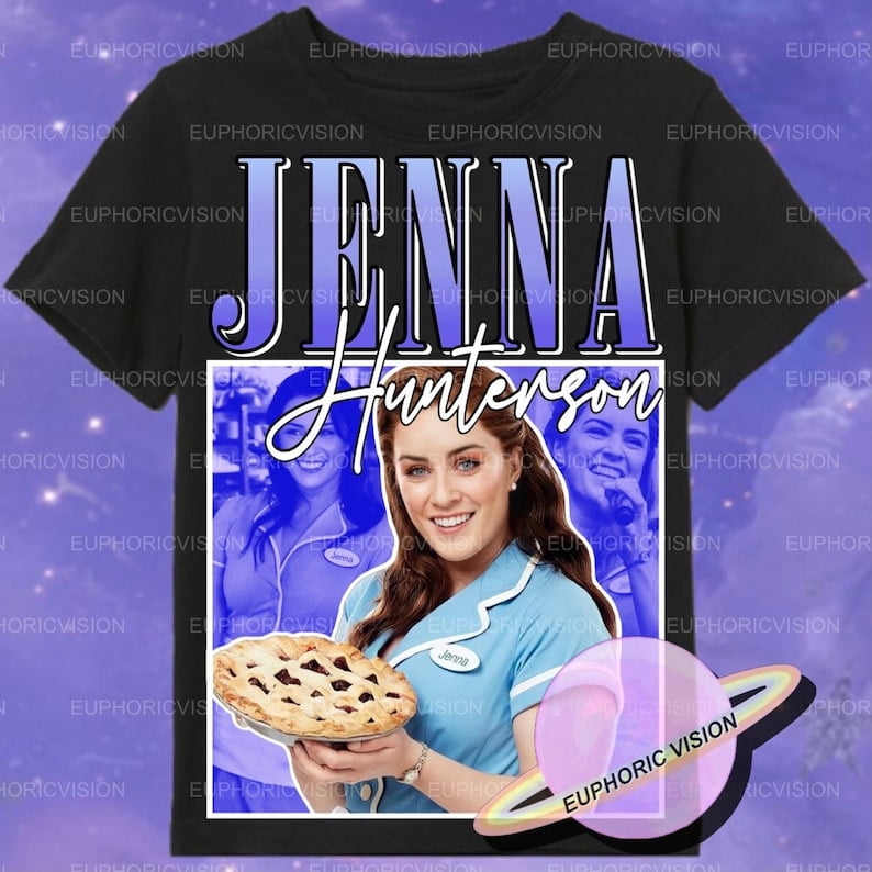 [BLACK] Jenna Hunterson (Waitress the Musical) Vintage Tee - Walmart.com