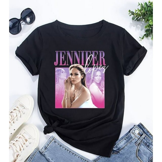 [BLACK] Jennifer Lopez Homage Shirt - Walmart.com