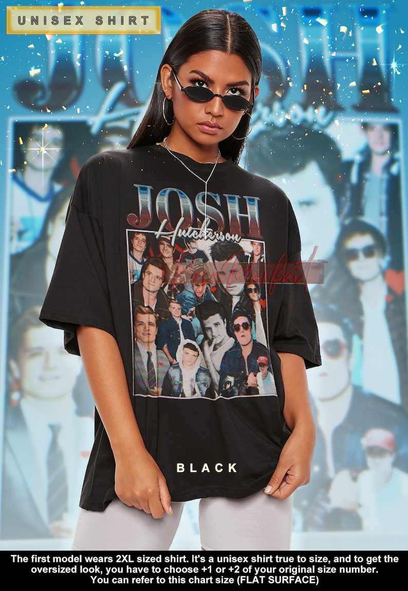 [BLACK] Josh Hutcherson Shirt, JOSH Hutcherson Bootleg Tee - Walmart.com