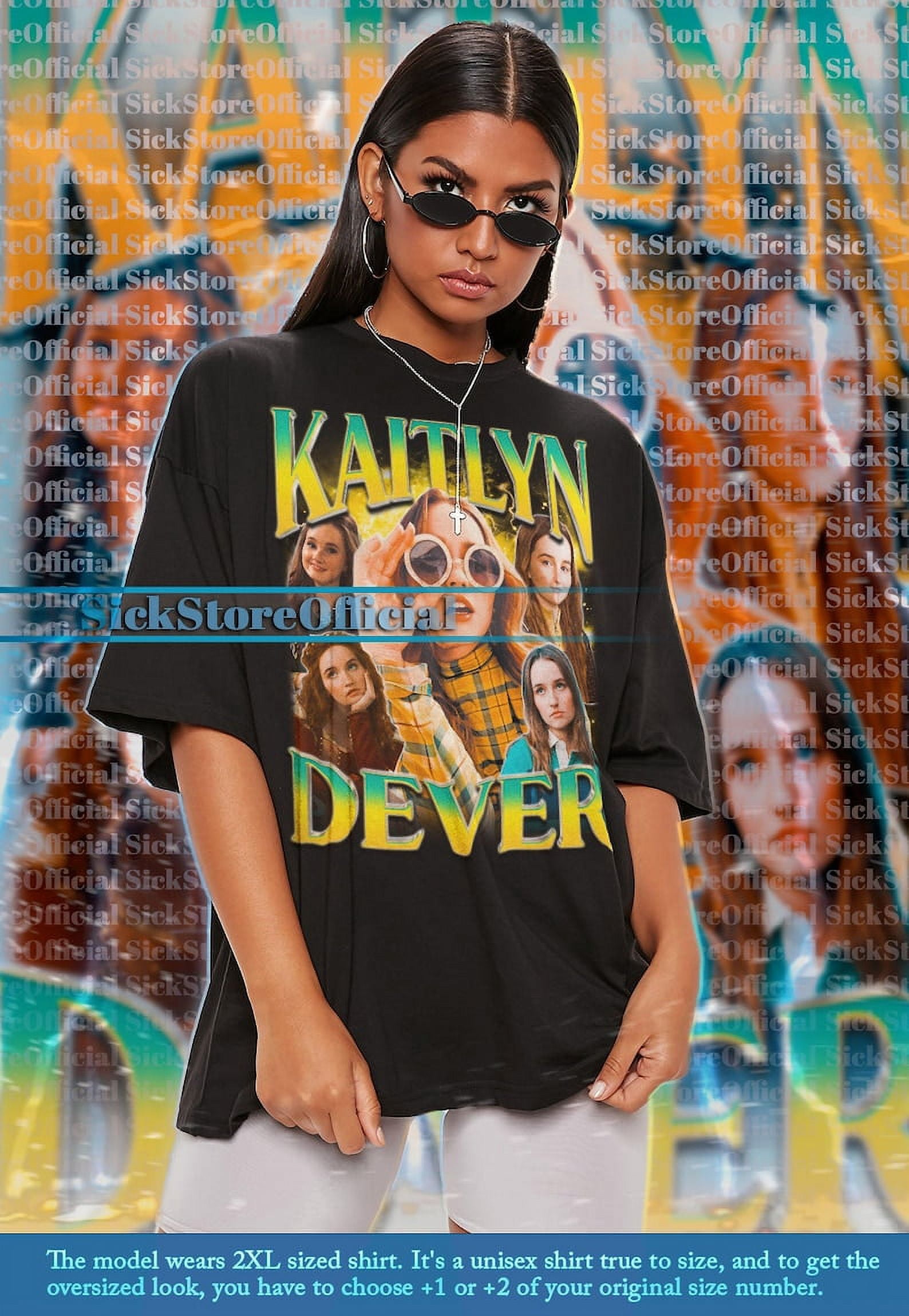 [BLACK] KAITLYN DEVER Vintage Shirt, Kaitlyn Dever Homage Tshirt ...