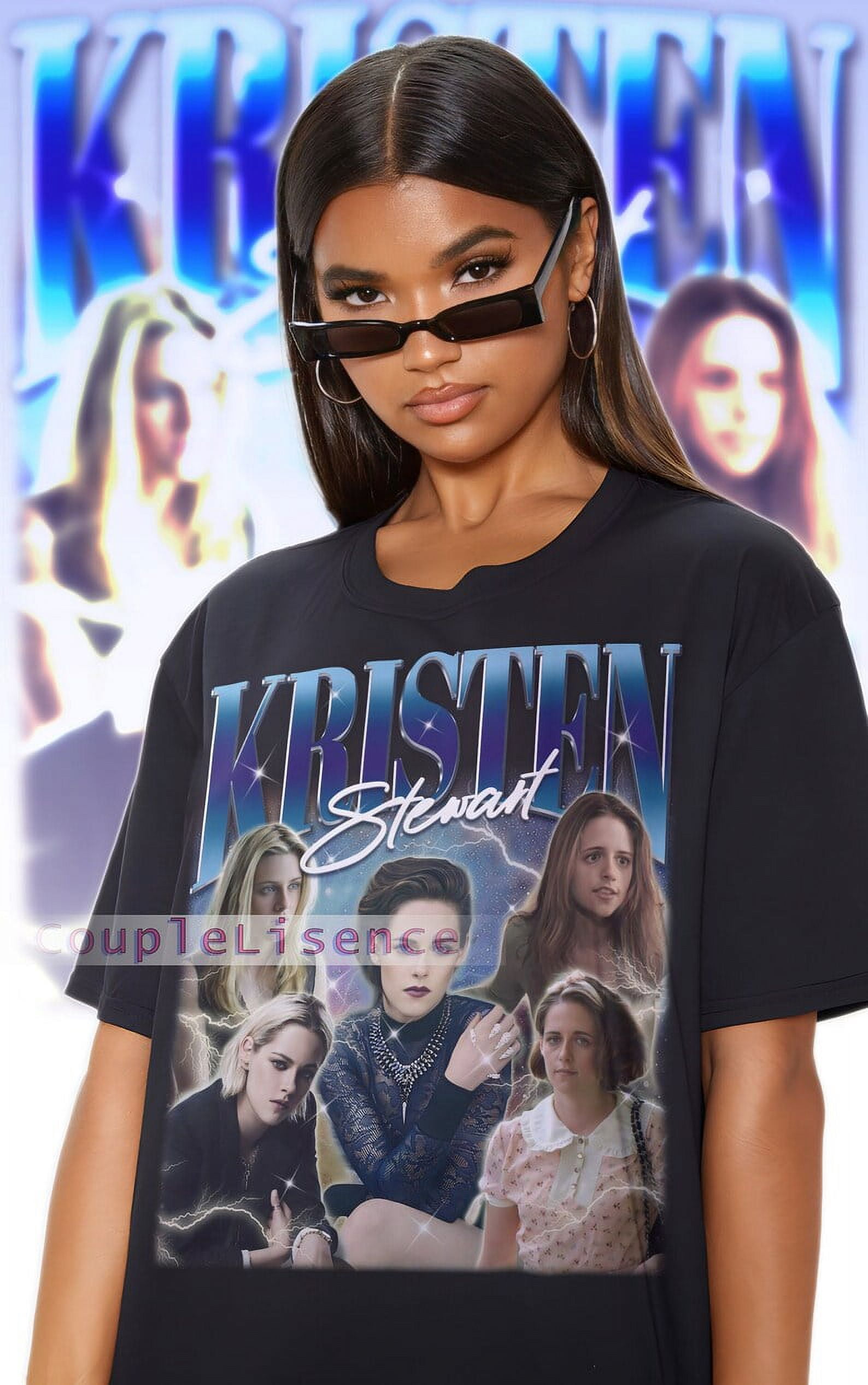 [BLACK] KRISTEN STEWART Vintage | Kristen Stewart Fan Tees | Kristen ...