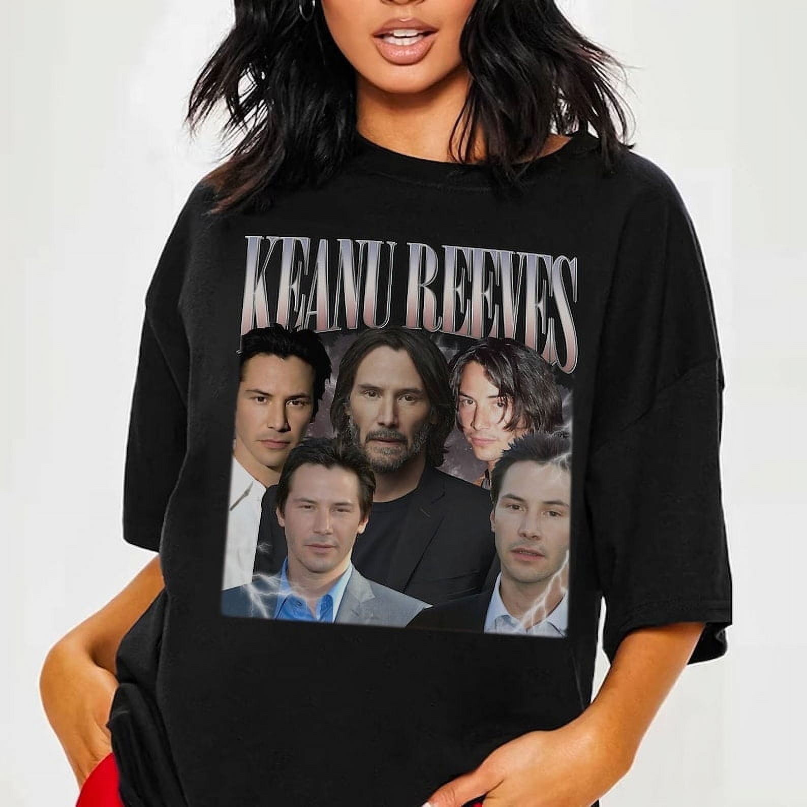 [BLACK] Keanu Reeves Shirt | Vintage Keanu Reeves Shirt | Keanu Reeves ...