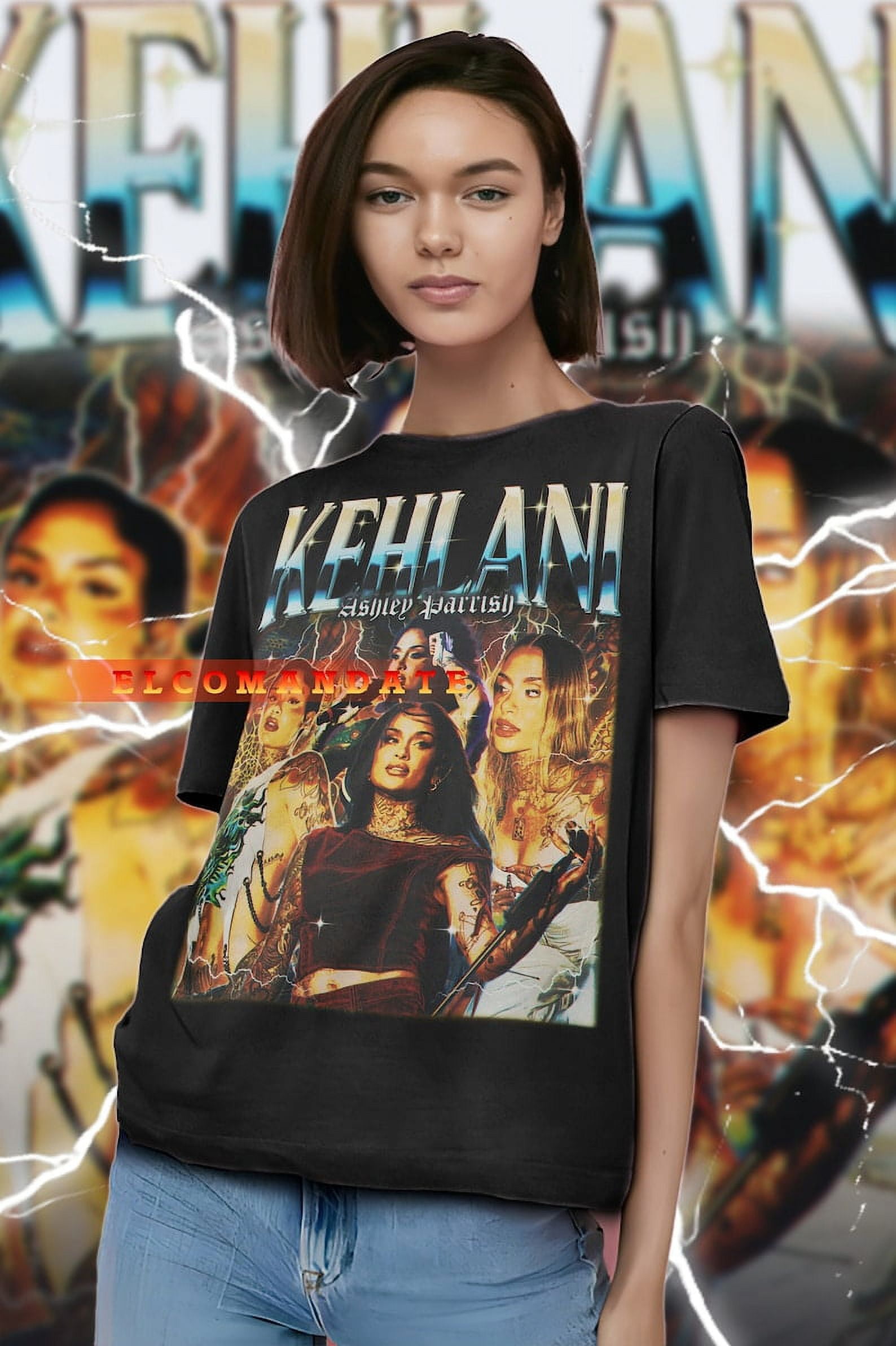 [BLACK] Kehlani Vintage Tshirt - Walmart.com