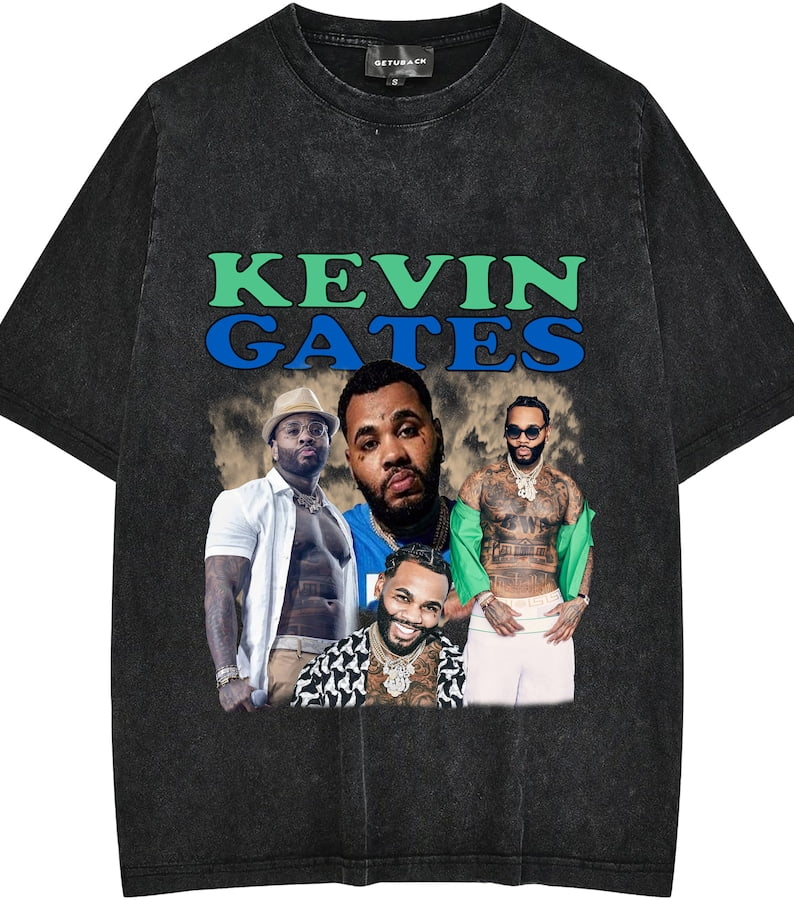[BLACK] Kevin Gates T Shirt Design - Walmart.com