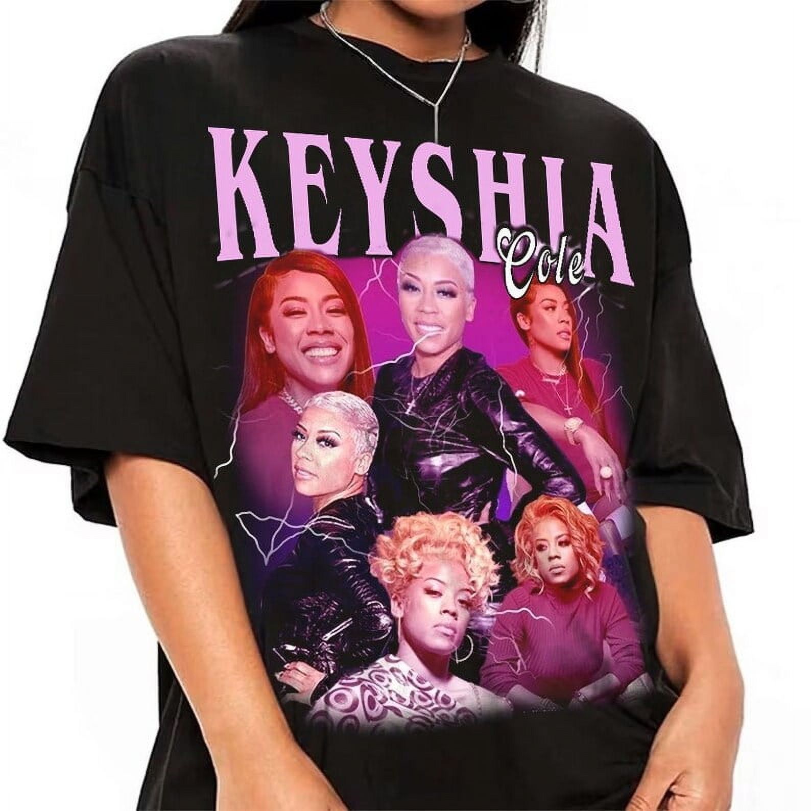 [BLACK] Keyshia Cole, The Love Hard Tour 2024, Vintage T-Shirt ...