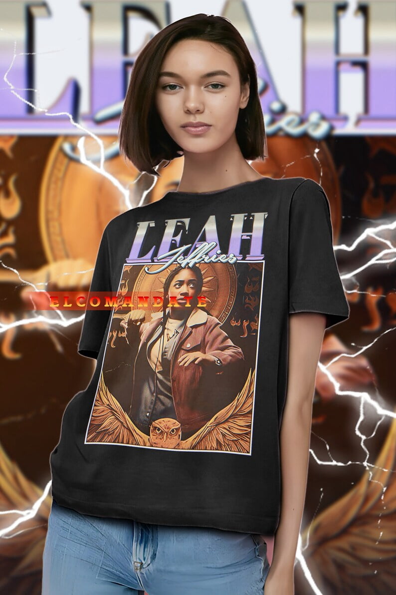 [BLACK] LEAH JEFFRIES Vintage Shirt, Leah Jeffries Homage Tshirt, Leah ...