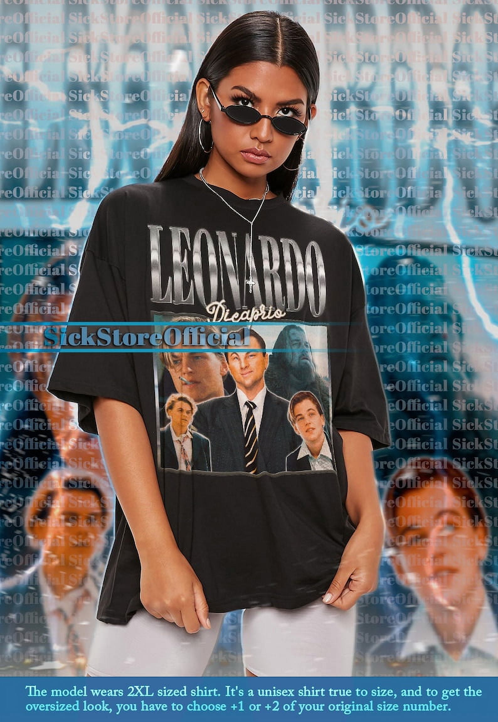 [BLACK] LEONARDO DICAPRIO Vintage Shirt, Leonardo DiCaprio Homage ...