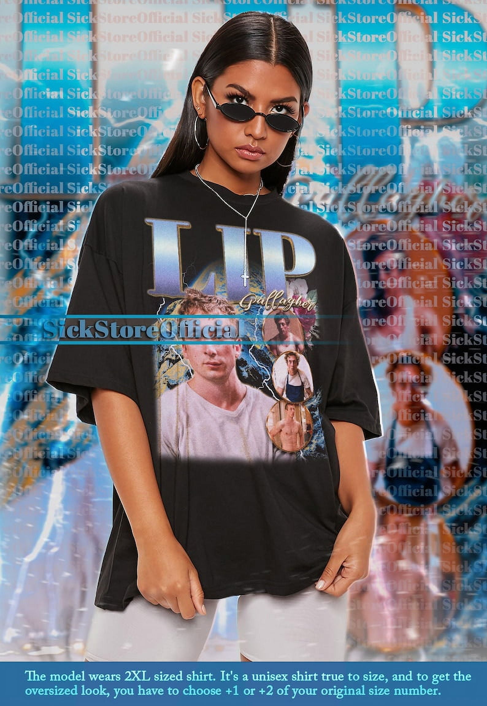 [BLACK] LIP GALLAGHER Vintage Shirt, Lip Gallagher Homage Tshirt ...