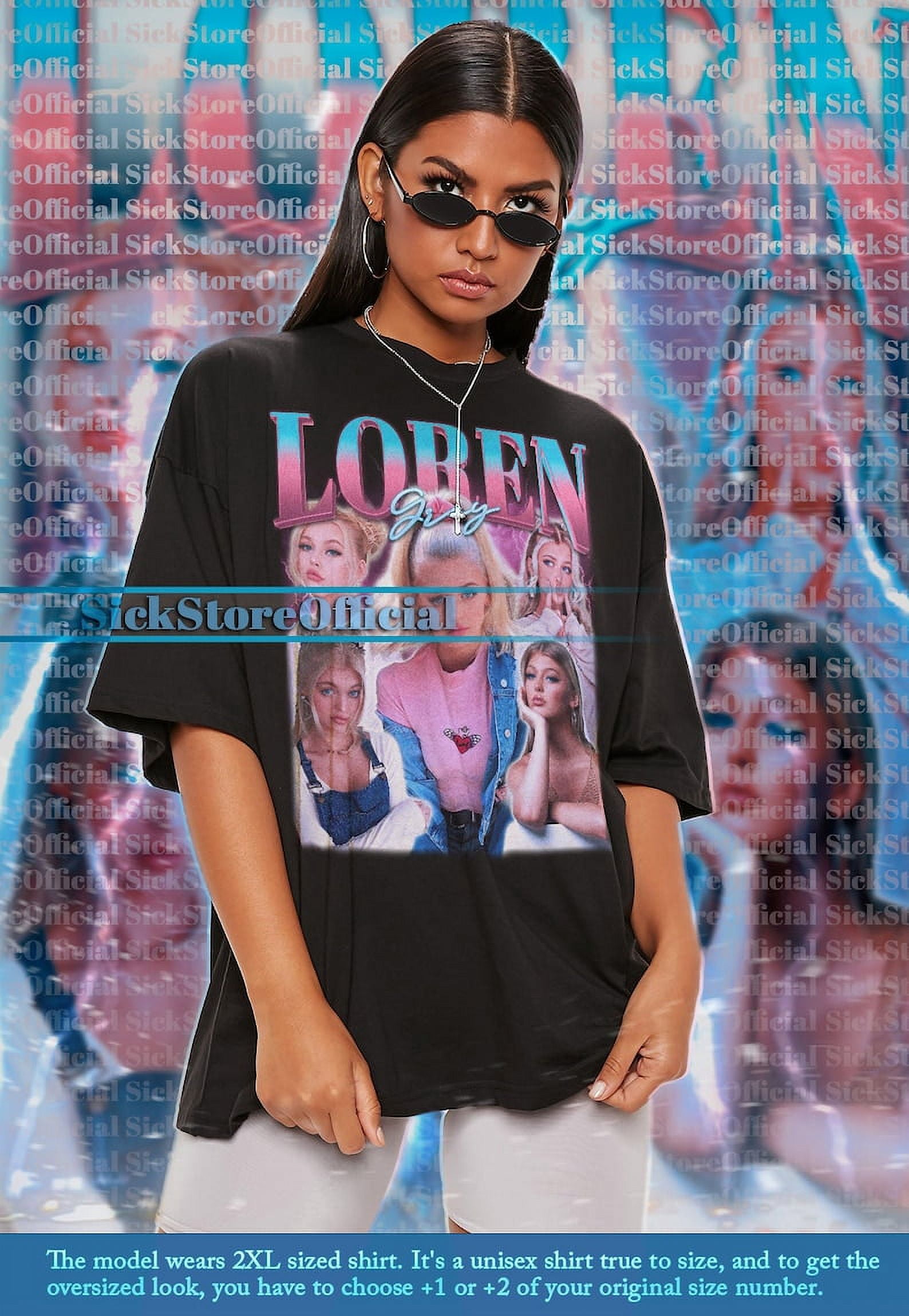 [BLACK] LOREN GRAY Vintage Shirt, Loren Gray Homage Tshirt, Loren Gray ...