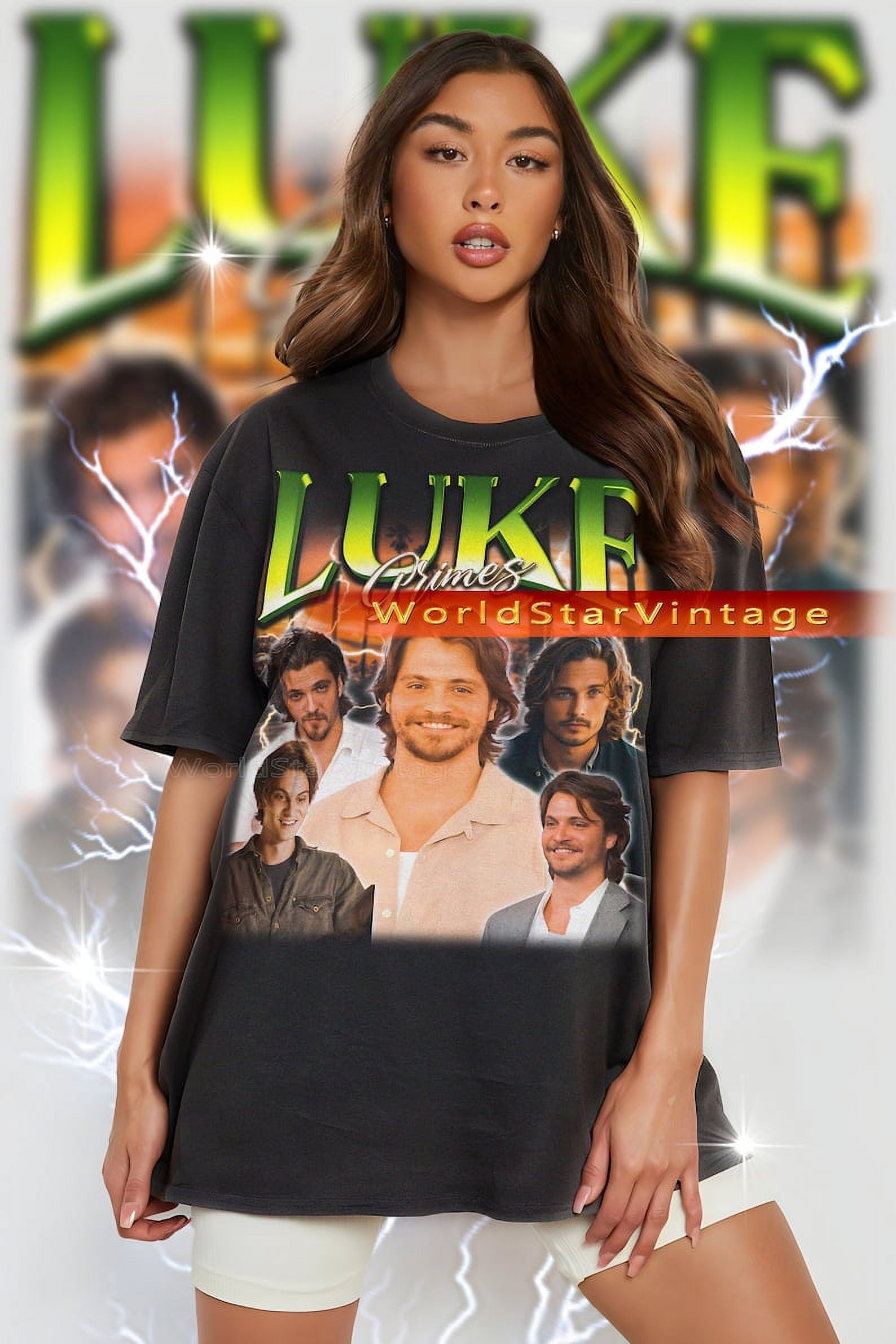 [BLACK] LUKE GRIMES Vintage Shirt, Luke Grimes Homage Tshirt, Luke ...