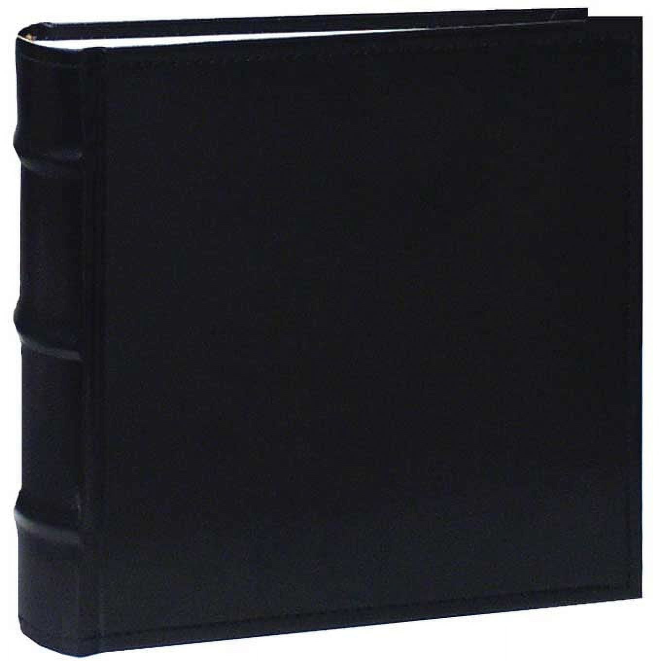 Walmart's BLACK Leather Bi-Directional Photo Album, 100 Capacity 1-UP ...