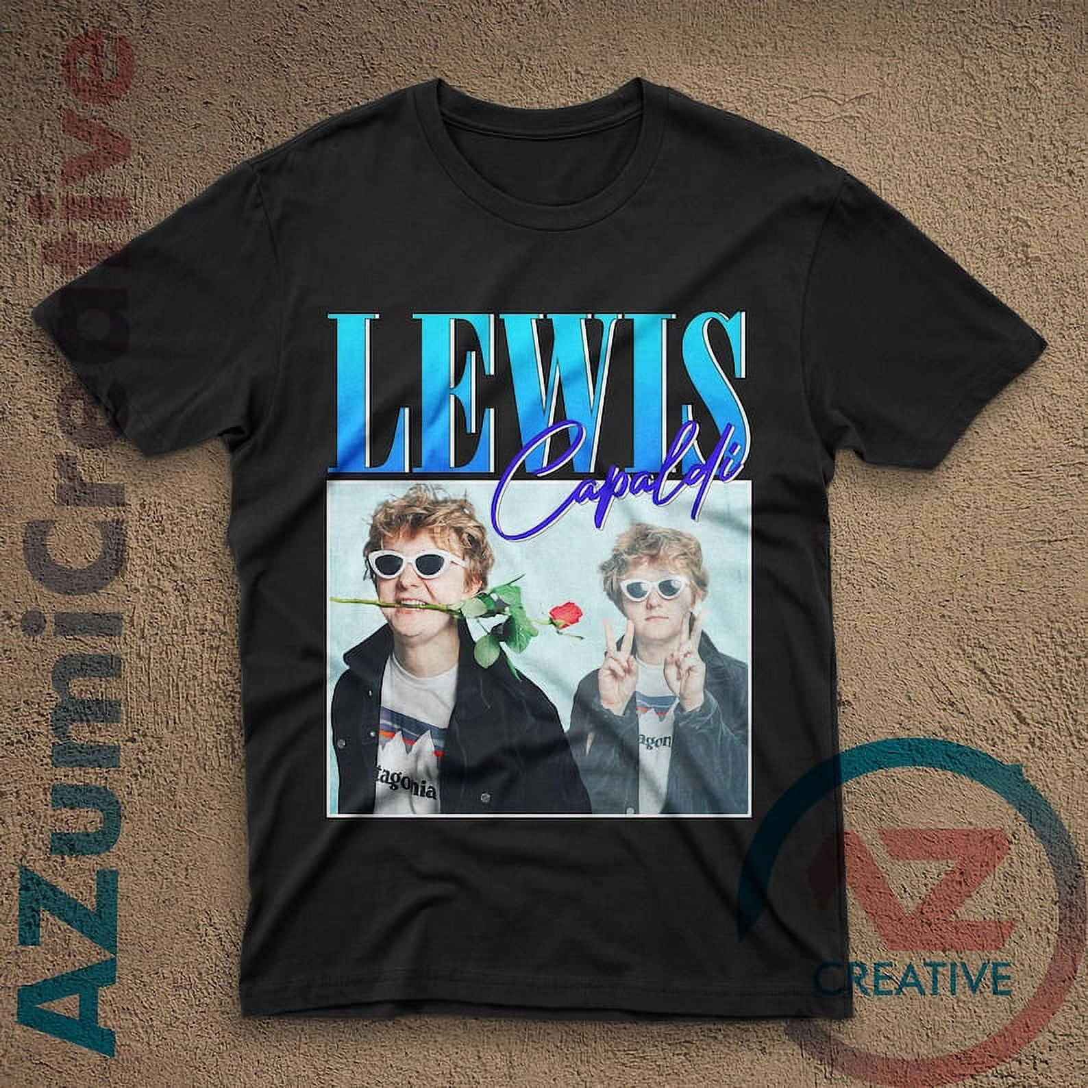 [BLACK] Lewis Capaldi Shirt - Walmart.com