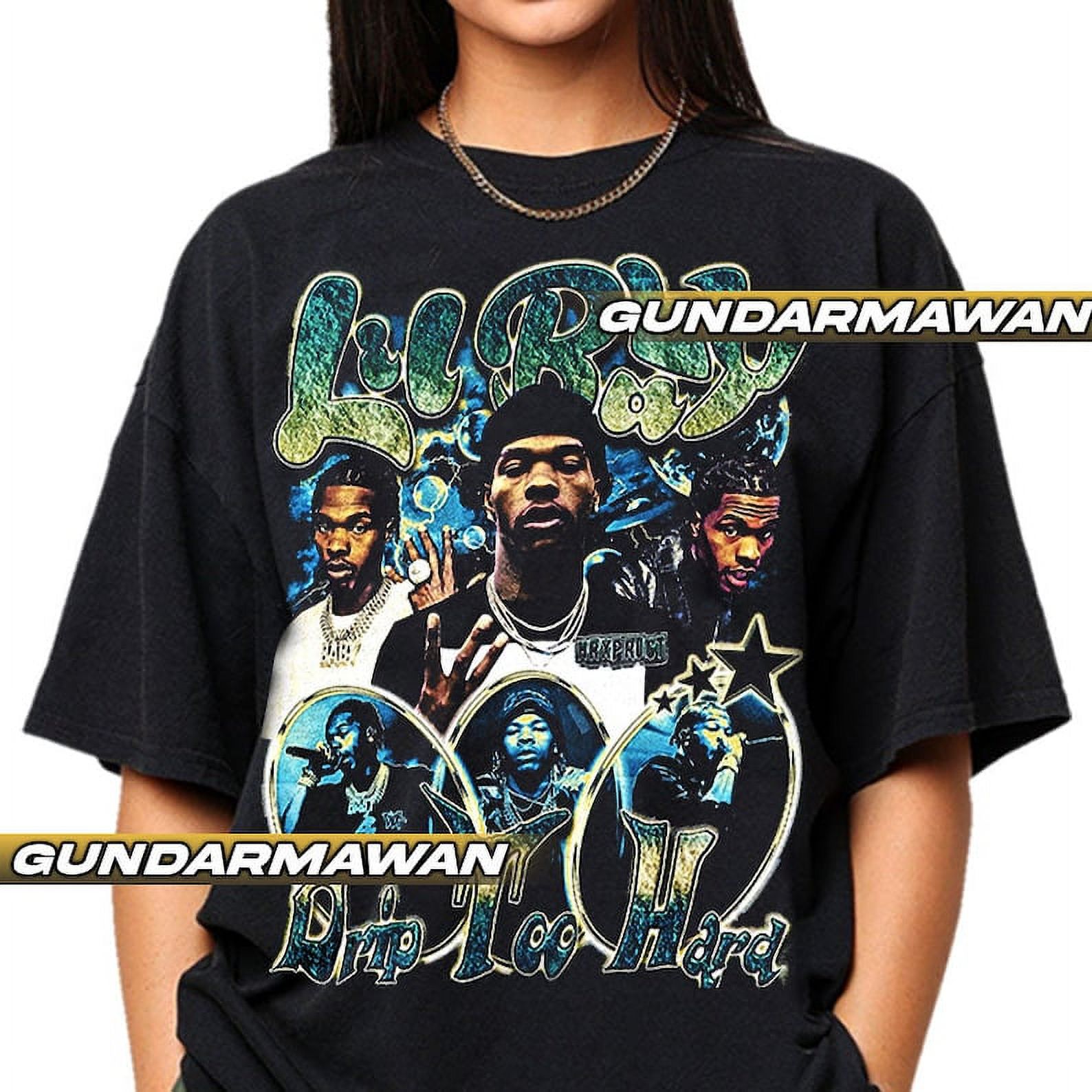 [BLACK] Lil Baby Drip Too Hard Unisex Softstyle T-Shirt, Gift For Women ...