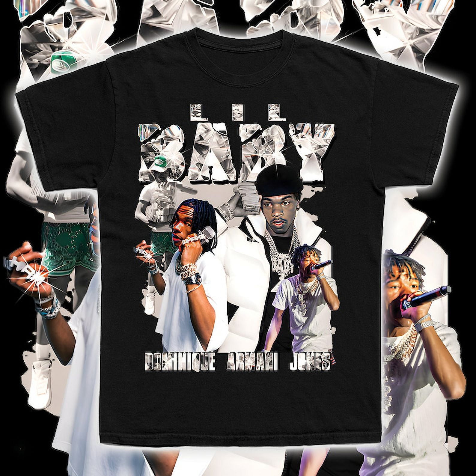 [BLACK] Lil baby , Vintage Rap Bootleg , Ready to print, printable ...