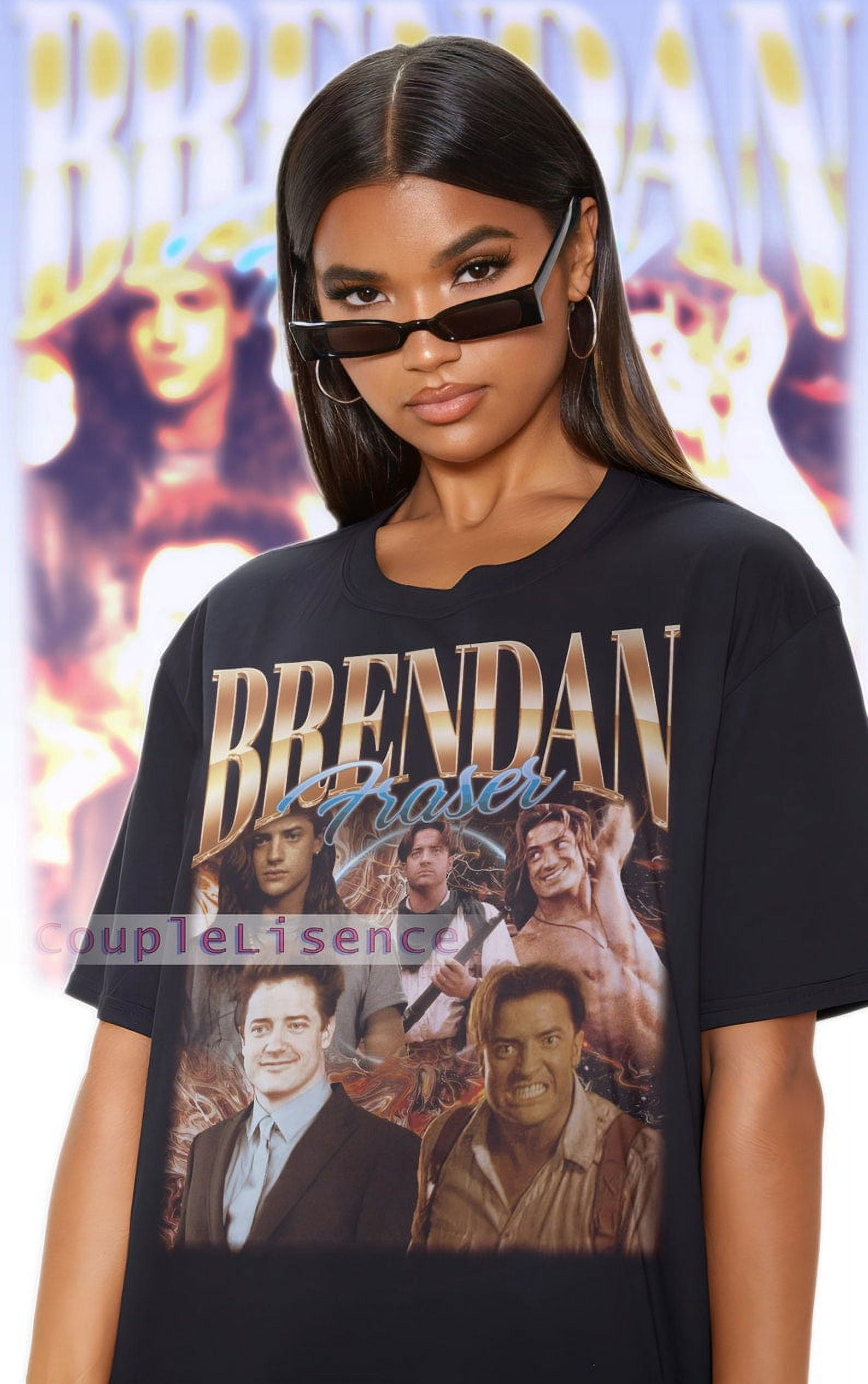[BLACK] Limited BRENDAN FRASER Shirt | Brendan Fraser Fan Tees ...
