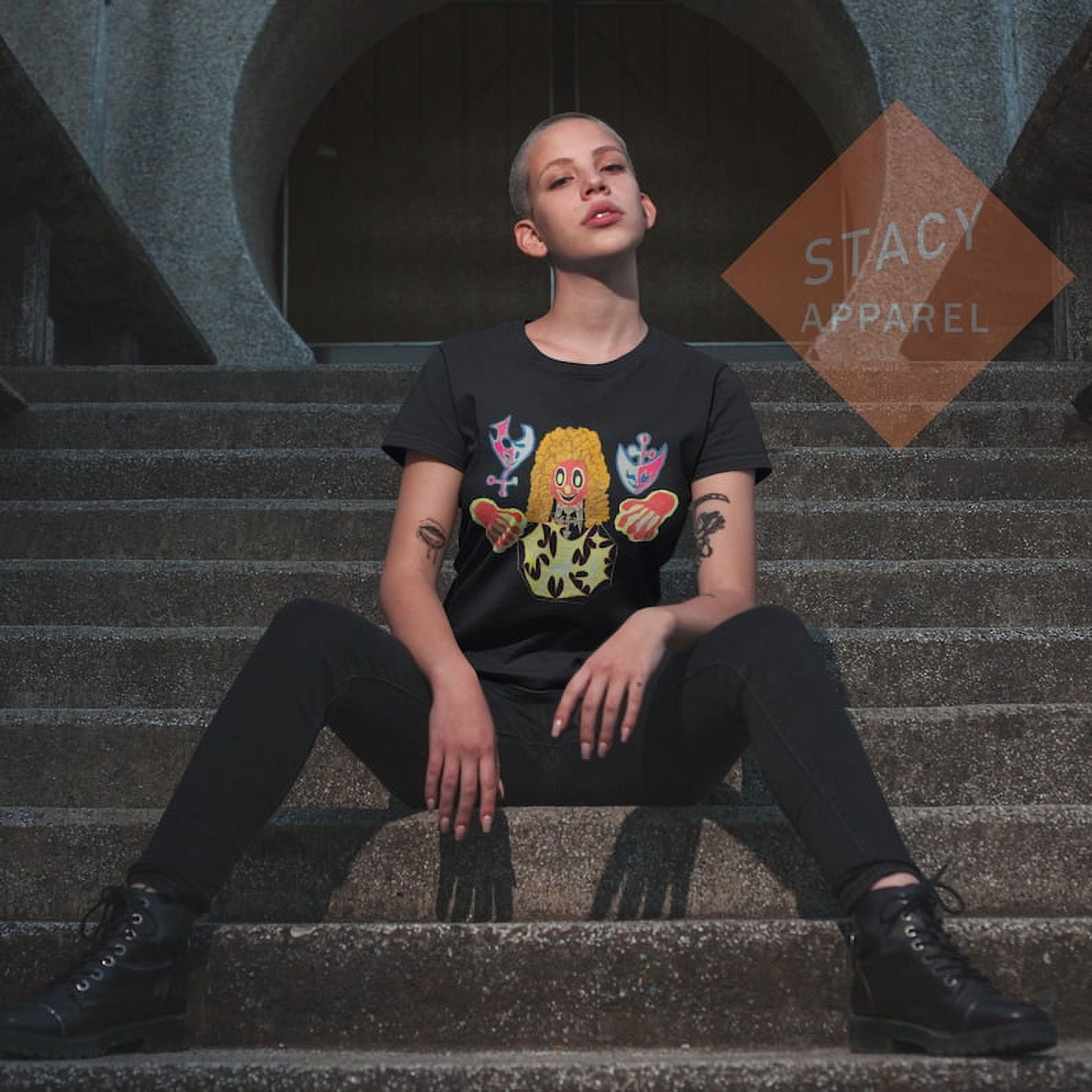 [BLACK] Limited Bladee Exeter T-shirt - Drain Gang T-shirt - Walmart.com